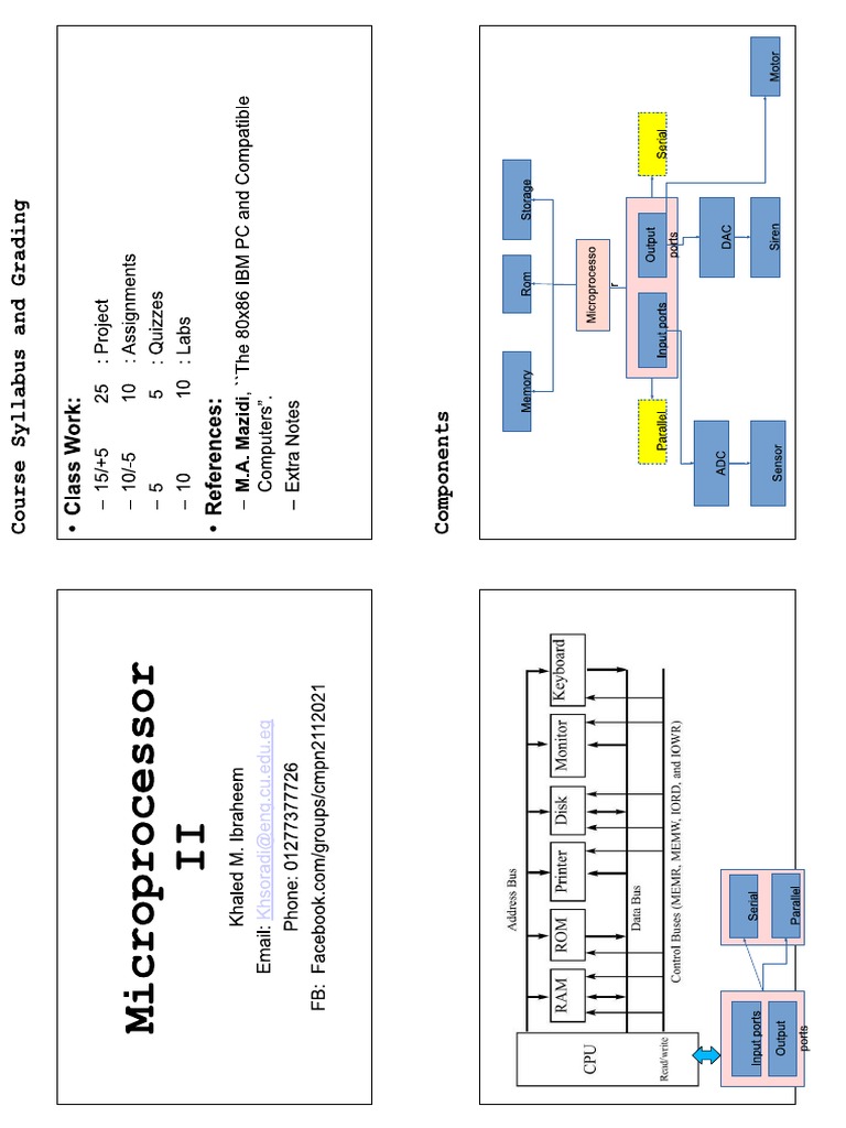 Microprocessors Lecture 1 Pdf 