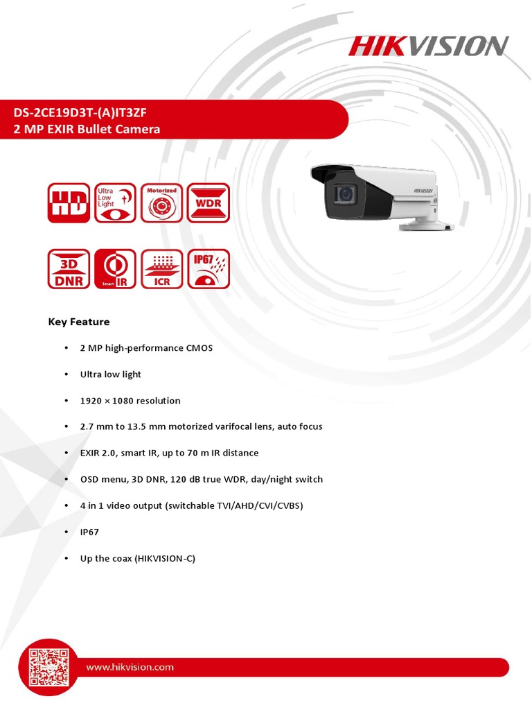 Camhkv3090-1 Ficha Tecnica Camara | PDF | Camera | Image Resolution