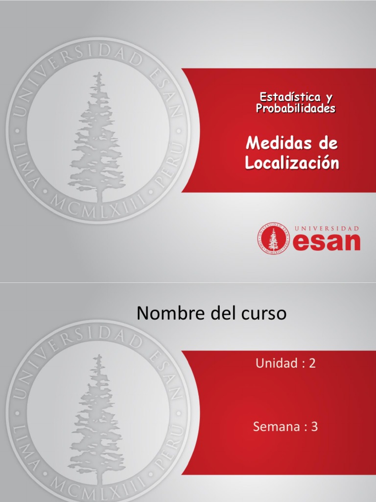 Semana 3 2020-EyP | PDF | Media | Mediana