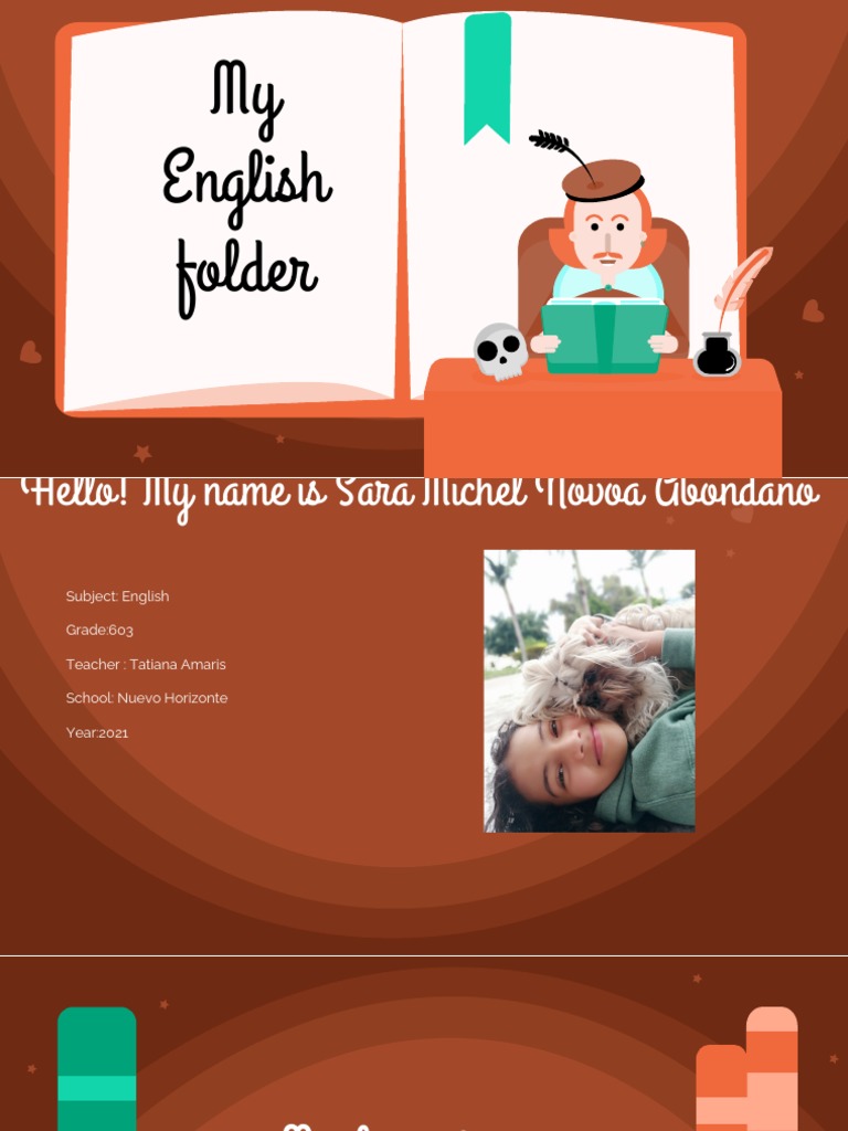 My English Folder | PDF