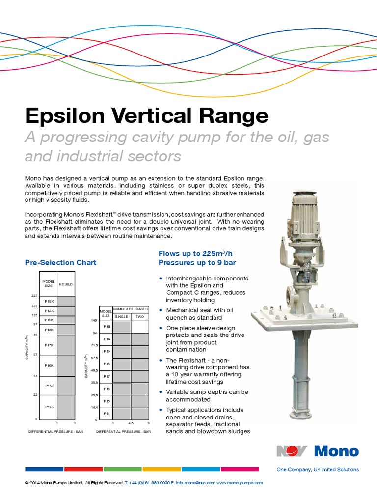Epsilon Vertical Flyer | PDF | Pump | Gas Technologies