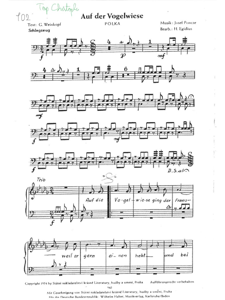 Auf Der Vogelwiese | PDF