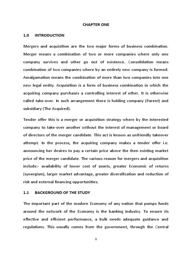 Merger & Acquisition PROJECT | PDF | Mergers And Acquisitions | Takeover