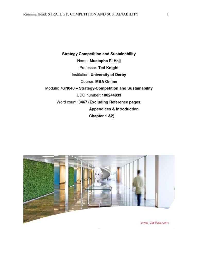 Strategy Competition And Sustainability Danfoss Power Electronics Pdf