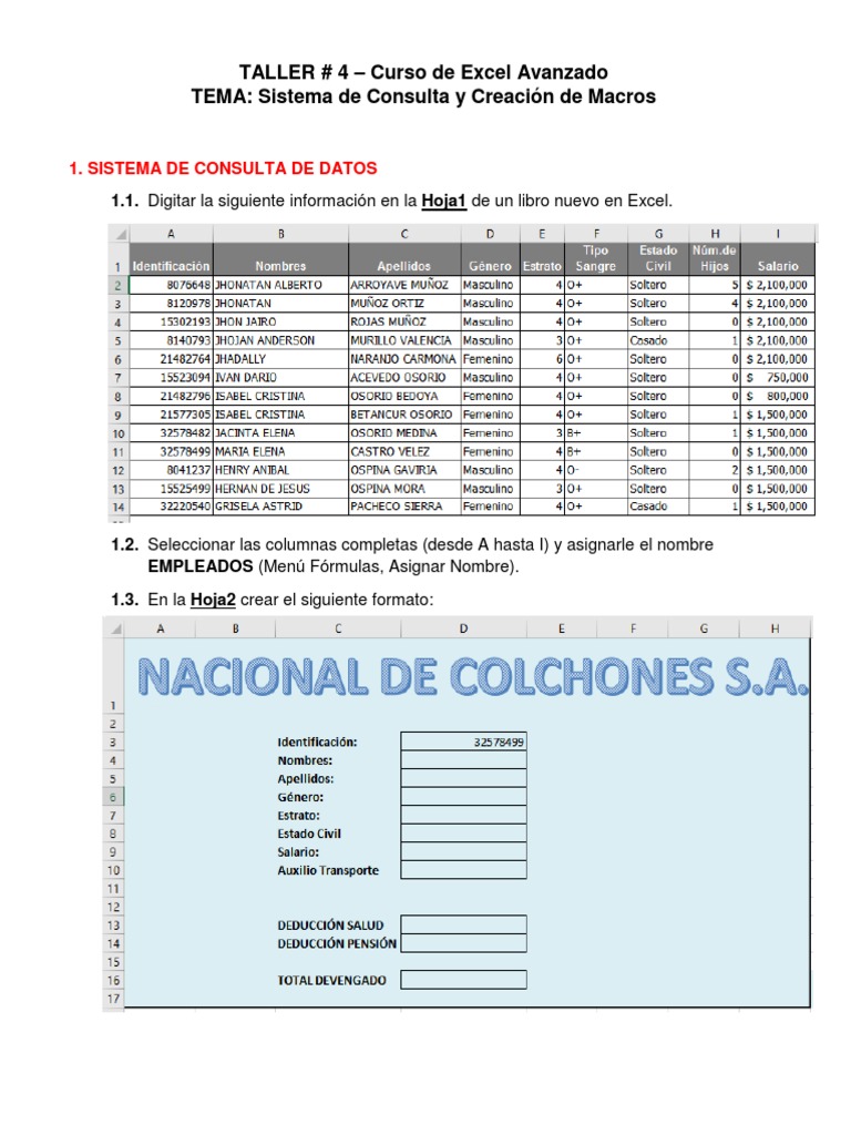 Nueva Actividad Semana 3 Excel Avanzado | PDF | Microsoft Excel | Macro (informática)