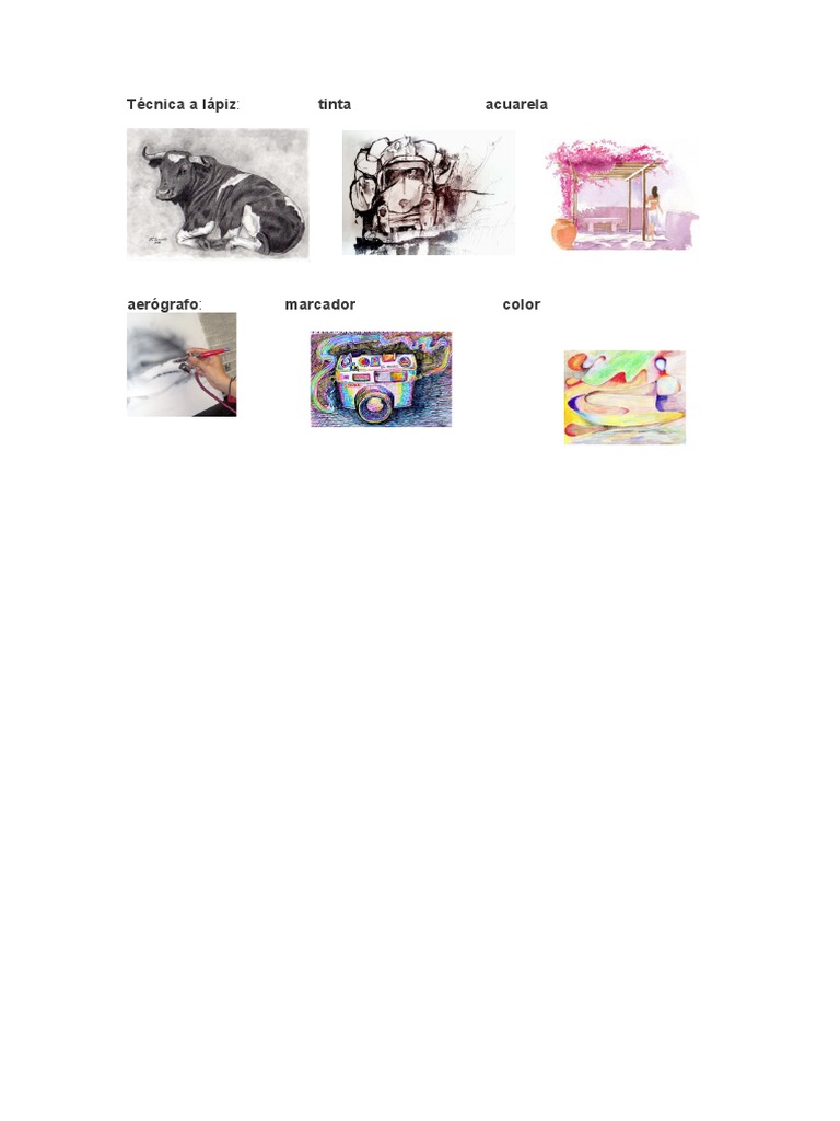 Técnica A Lápiz | PDF