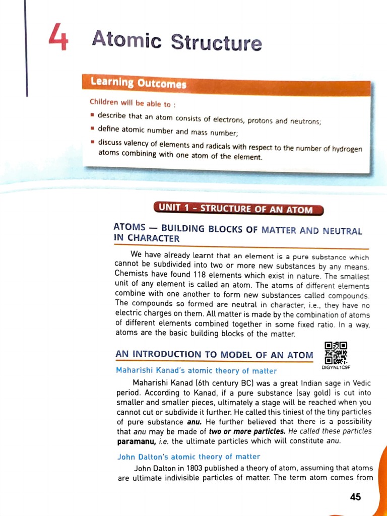 ICSE Class 8 Chemistry | PDF | Atoms | Atomic Nucleus