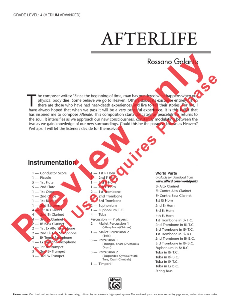 Afterlife | PDF | Trombone | Elementary Organology