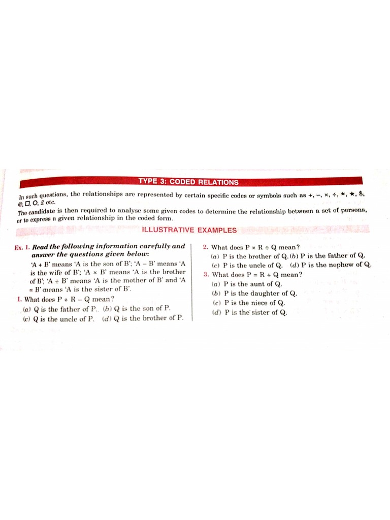 Exercise-5c Blood Relations | PDF