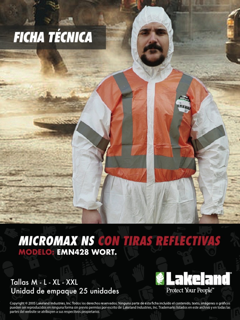 Mameluco Micromax NS con Tiras Reflectivas | PDF | Materiales | Química