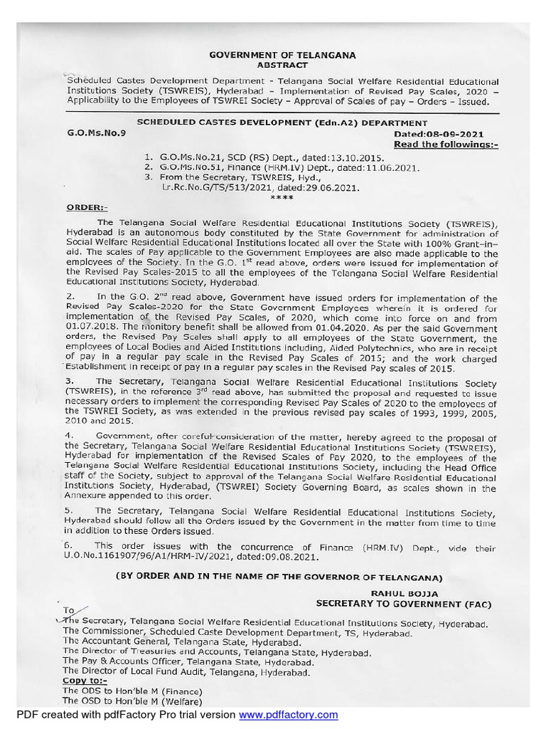 PRC Tswreis 2021 | PDF