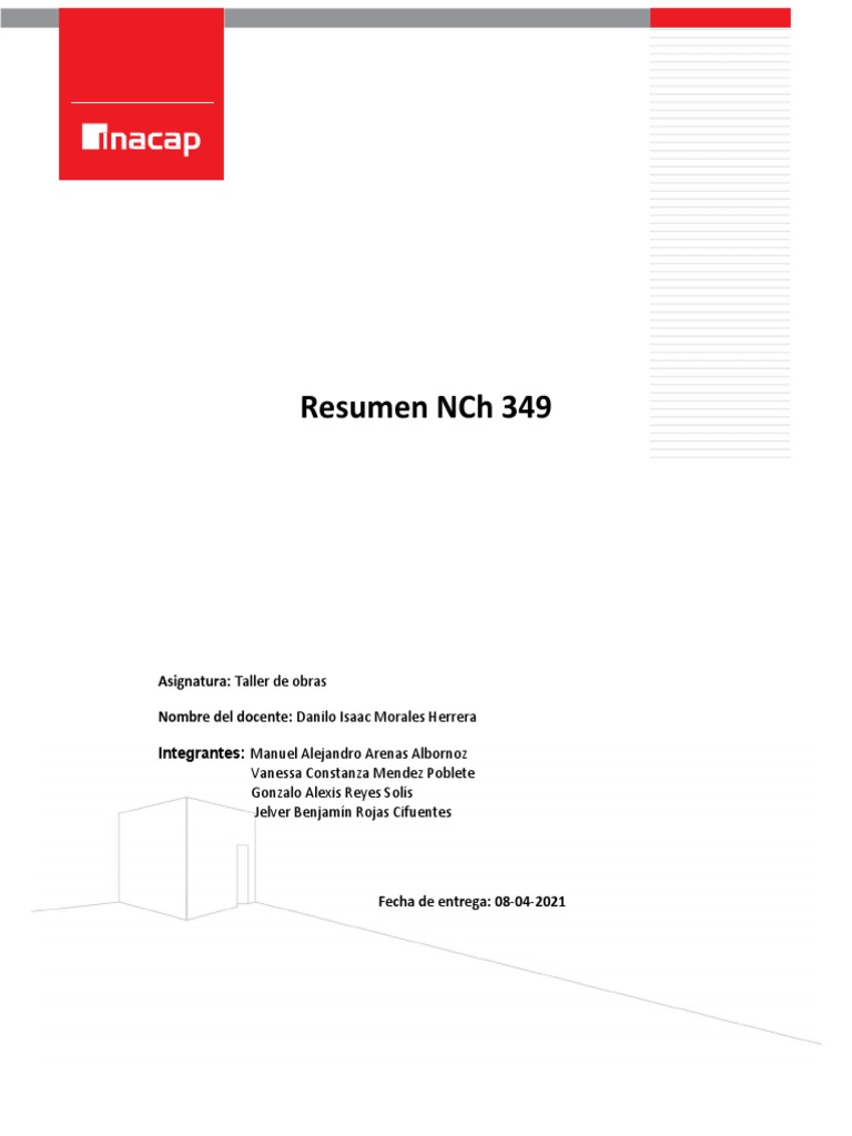 Plantilla - Informe INACAP | PDF