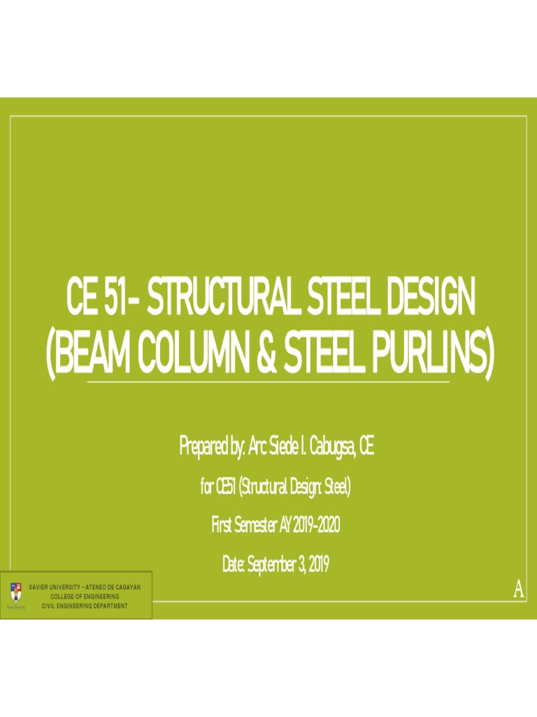 Design of Beam Column | PDF | Beam (Structure) | Bending