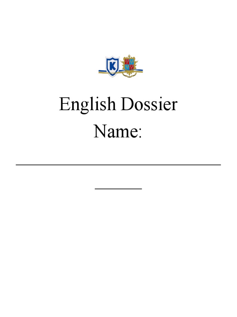 English Dossier | PDF