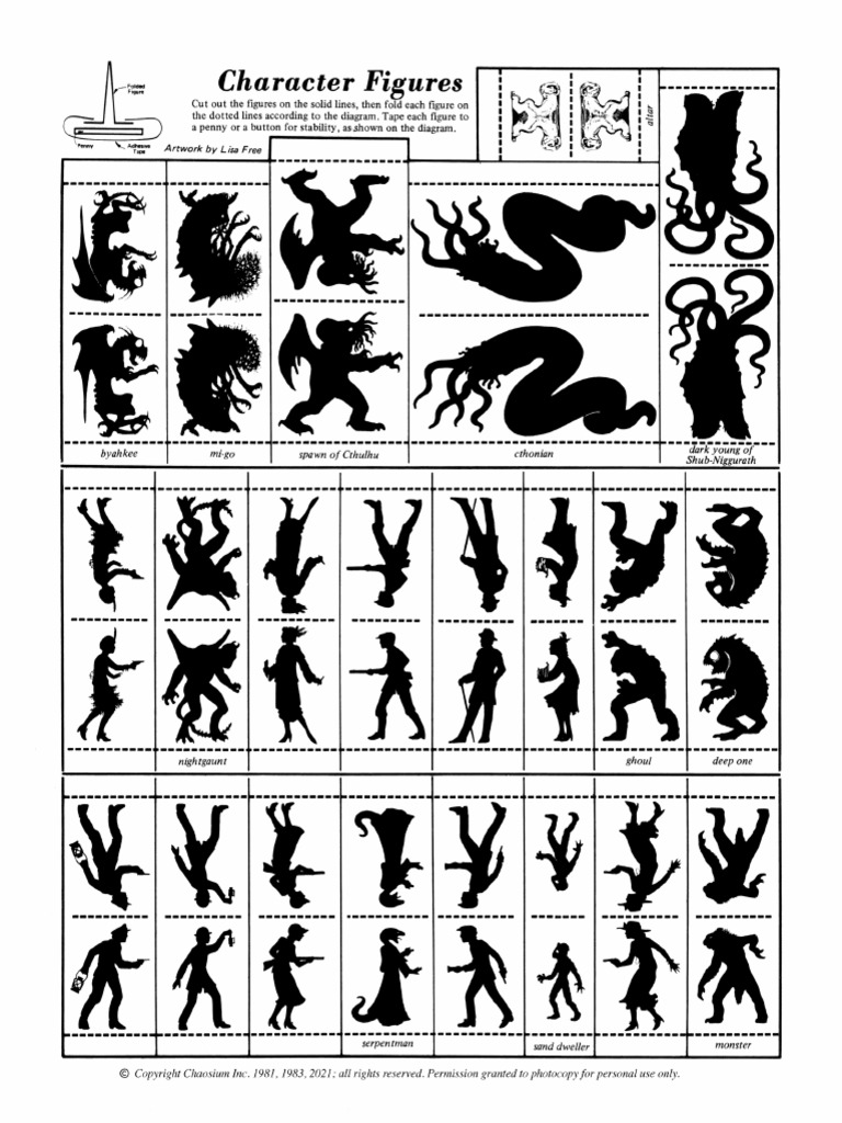 Cha2301 Character Silhouettes Pdf