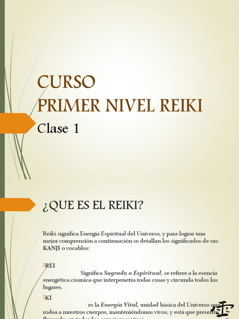 Primer Nivel Reiki 01 | PDF | Reiki | Mikao Usui