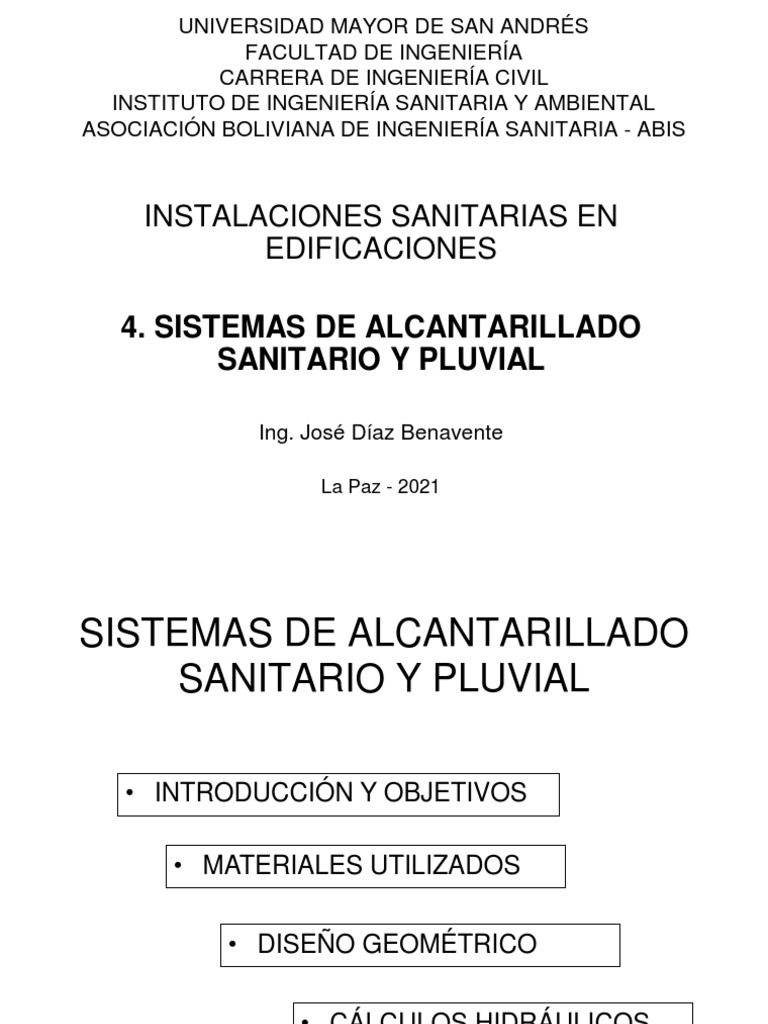 Sistemas de Alcantarillado Sanitario y Pluvial | PDF | Alcantarillado | Hormigón