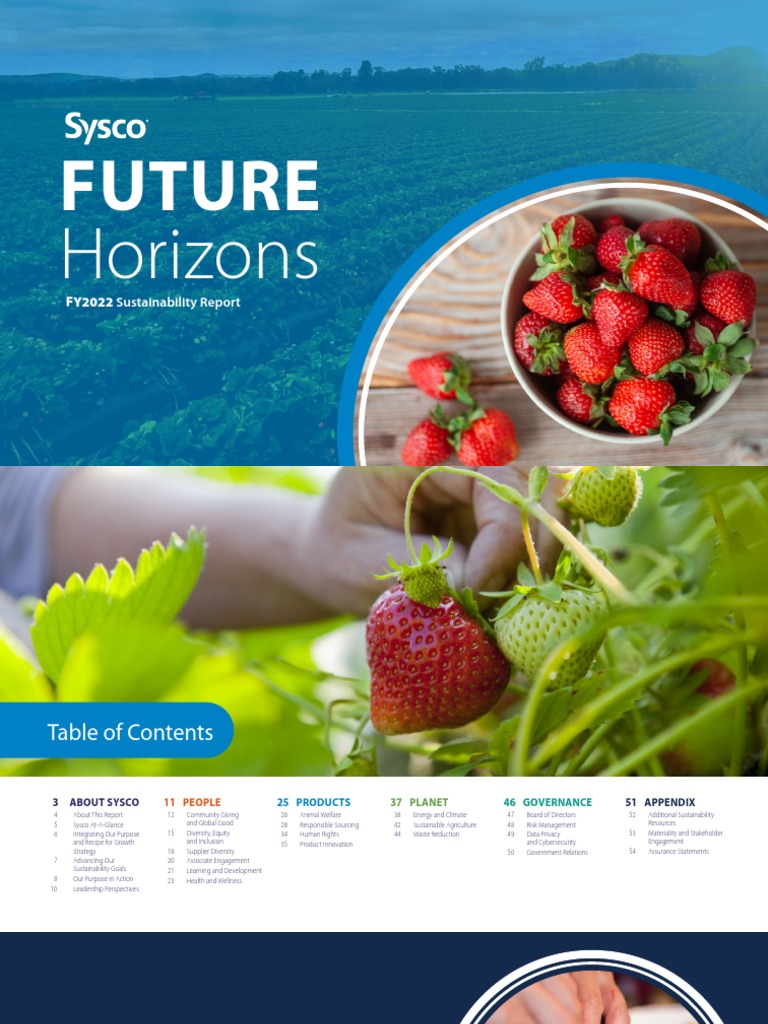 Sysco Equity 2022-Sustainability-Report | PDF | Sustainability | Supply Chain