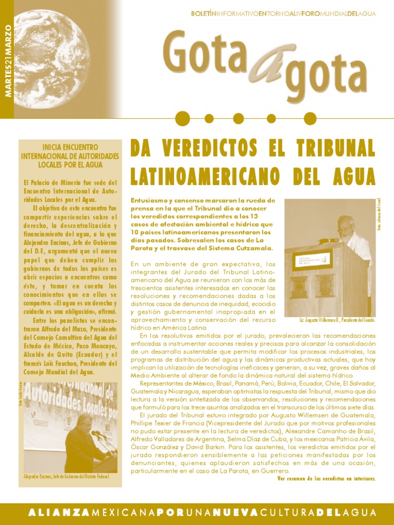 Gota A Gota 8 | PDF | México | Agua