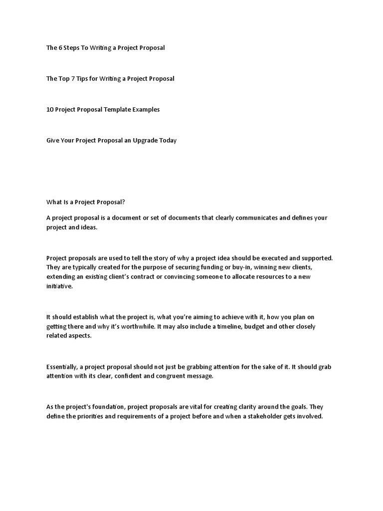 Project Proposal 2 | PDF | Request For Proposal | Chart