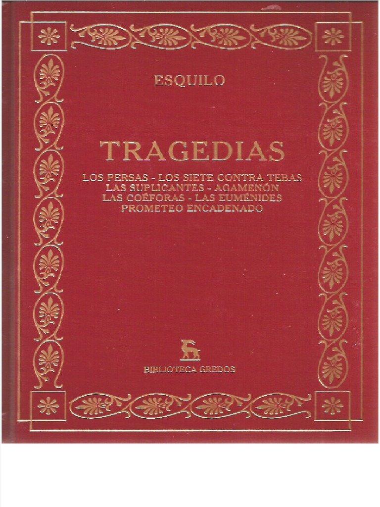 Dokumen - Tips Esquilo Tragedias Gredos 1 | PDF