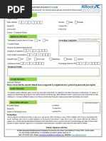 QLM Reimbursement Claim Form | PDF | Patient | Health Care