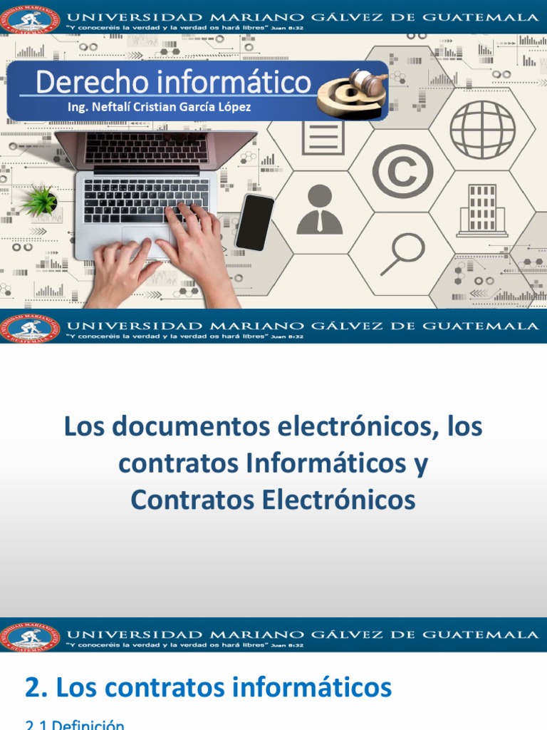 Los Contratos Informáticos y Contratos Electrónicos | PDF | Internet ...