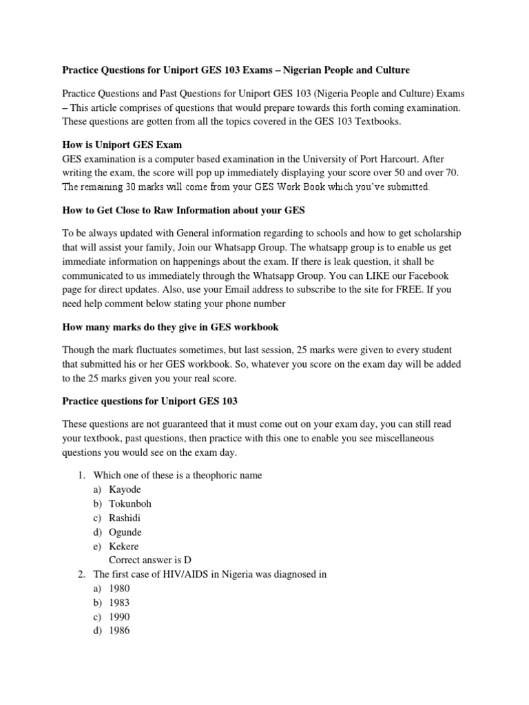 Ges 103 | PDF | Nigeria