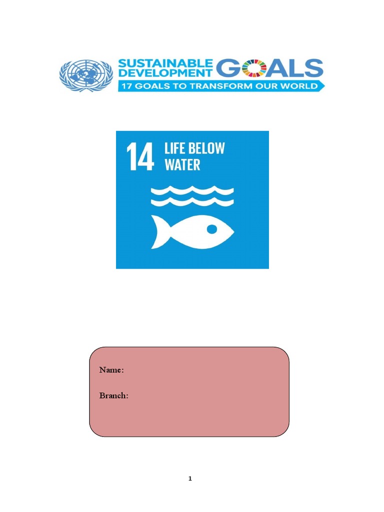 SDG 14: Life Below Water Module | PDF | Career & Growth