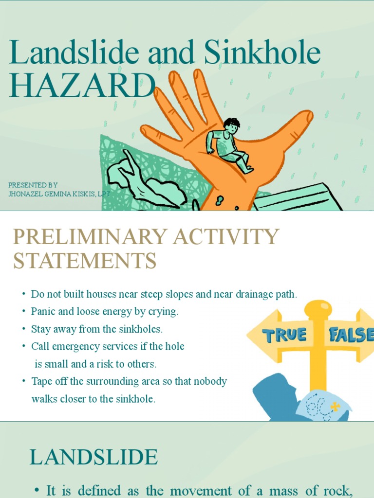 Landslide and Sinkhole | PDF | Landslide | Sinkhole