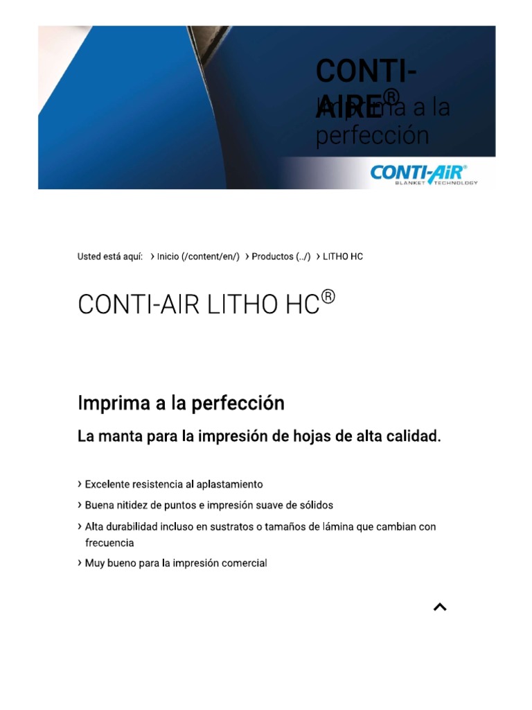 CONTI-AIR LITHO HC® | PDF