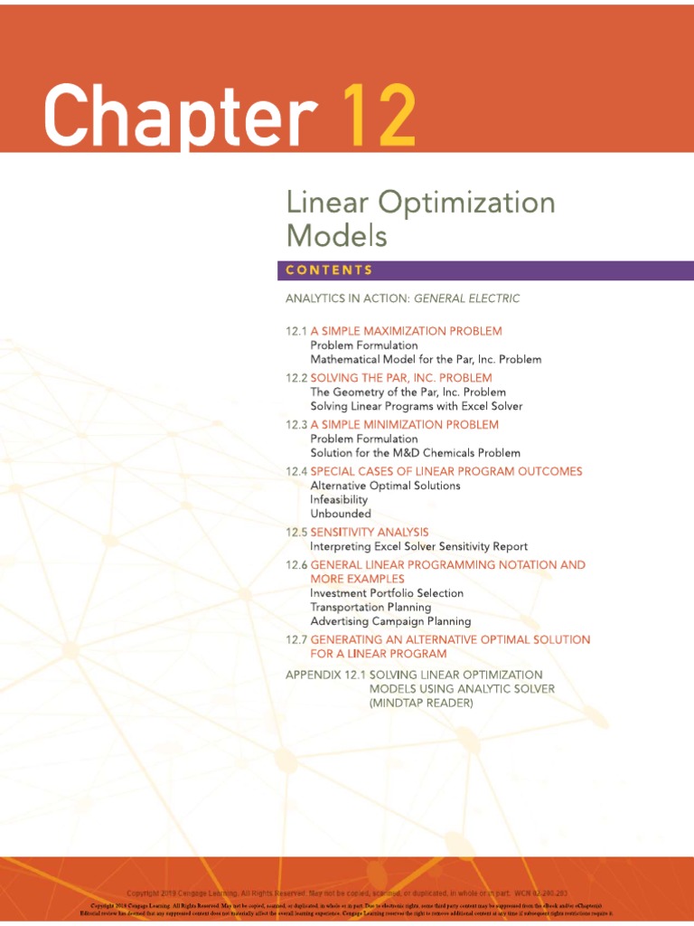 Business Analytics Prescriptive Camm | PDF