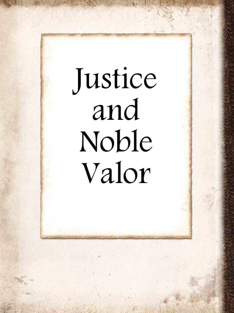 The Dark Eye - Heroic Works 0 - Justice and Noble Valor | PDF