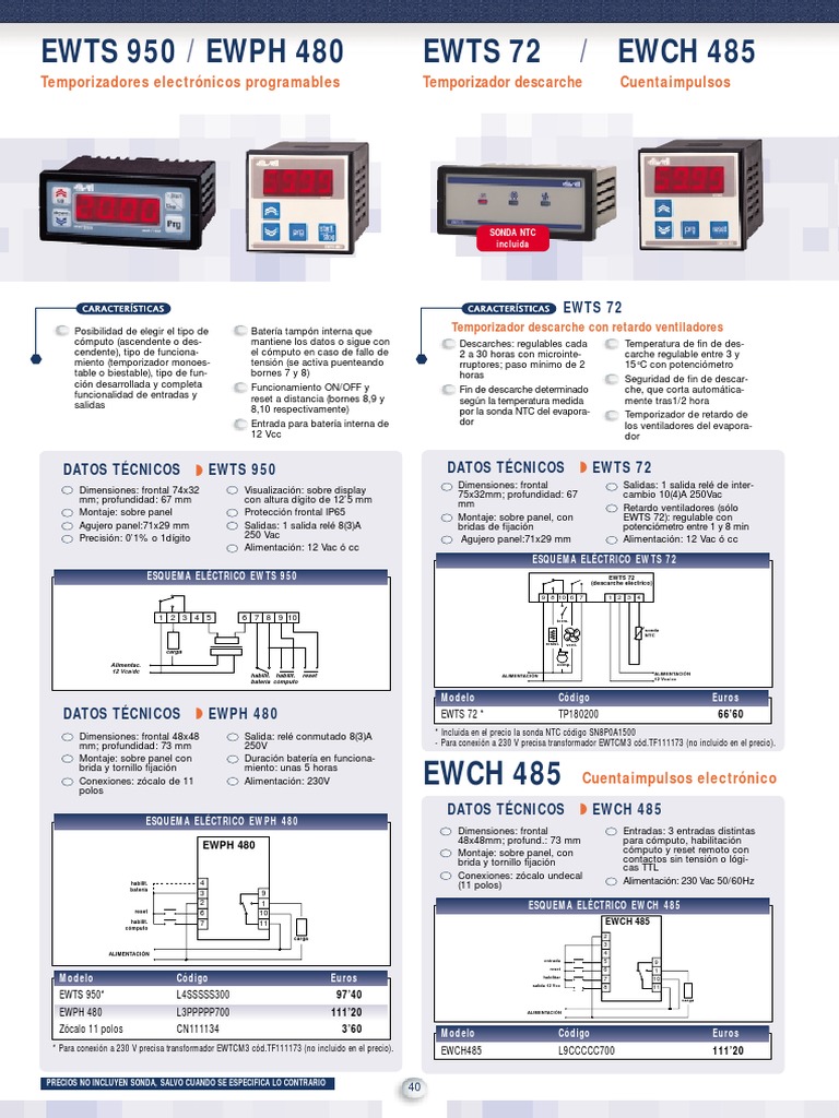 ELIWELL | PDF | Equipo | Ciencias fisicas