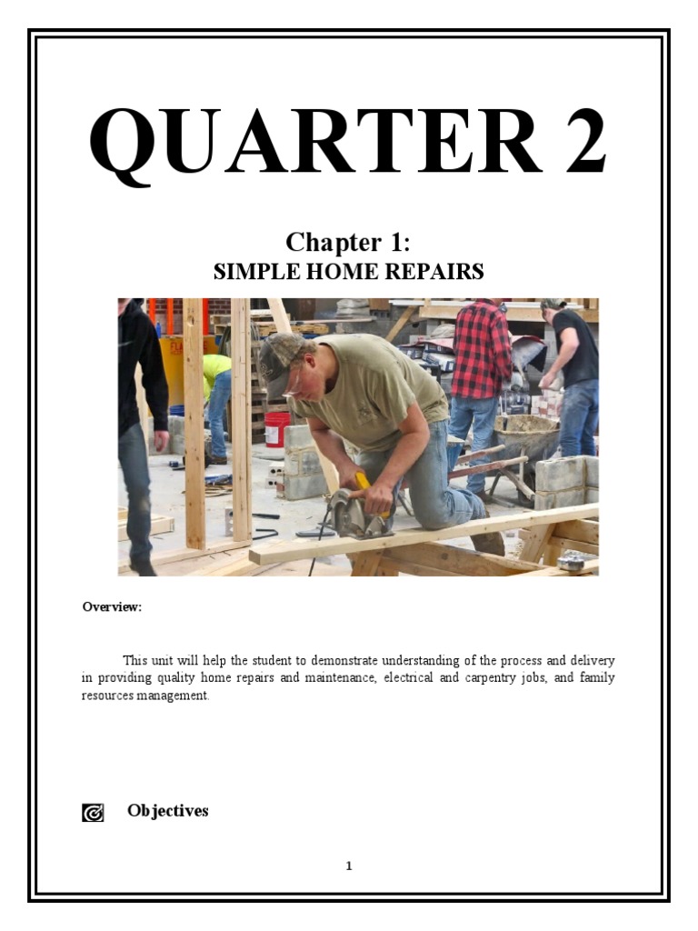 Tle 8 Quarter 2 | PDF | Masonry | Upholstery