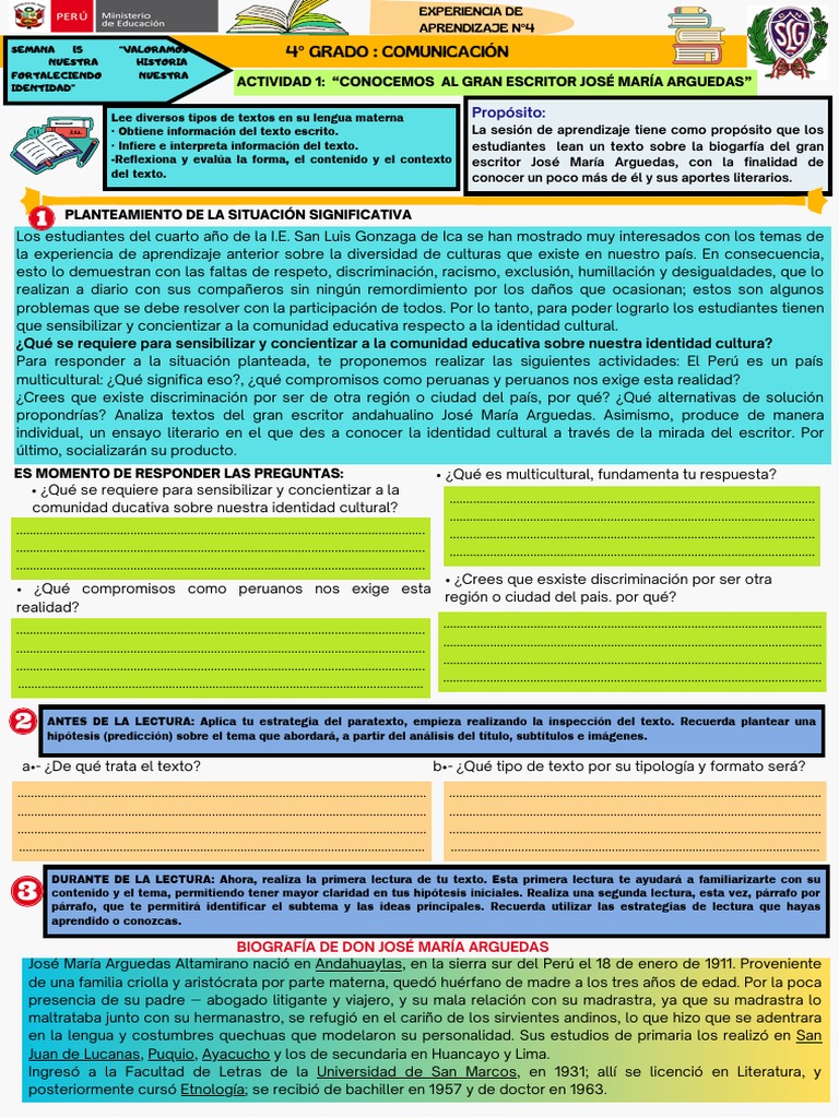 FICHA 1 Eda 04 | PDF | Aprendizaje