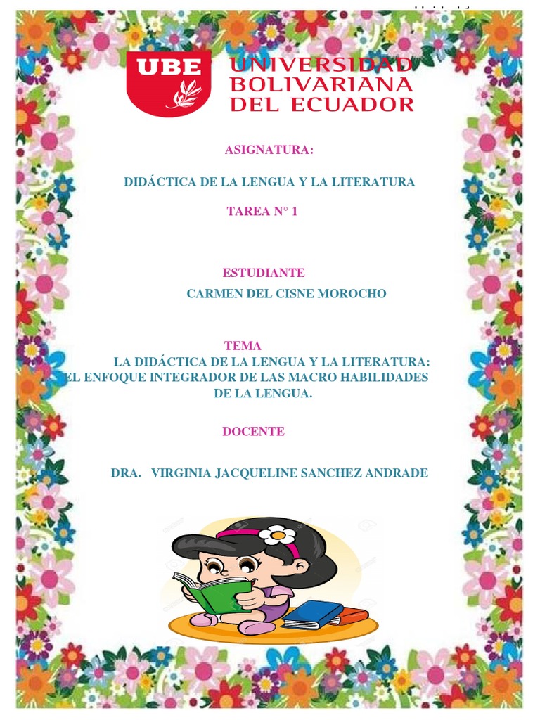 Tarea Práctica 1 | PDF | Comprensión lectora | Psicología cognitiva