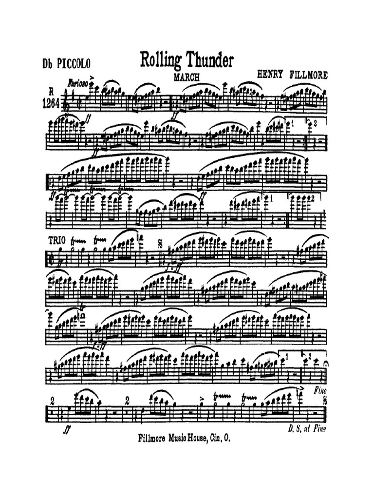 Rolling Thunder March | PDF