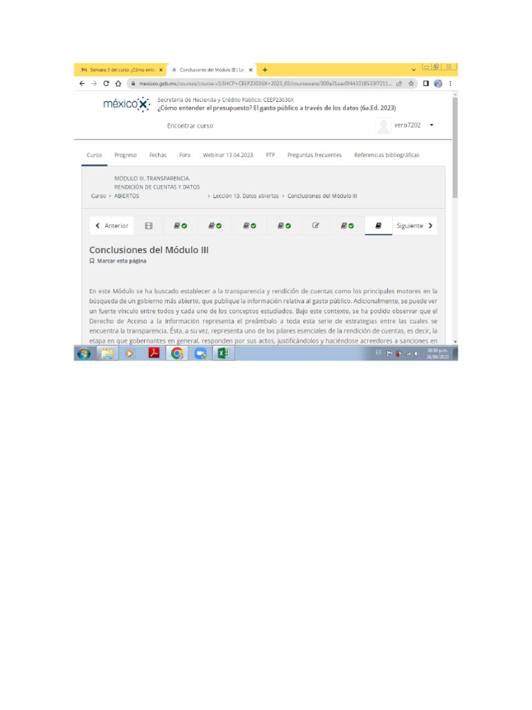 Conclusiones Del Modulo 3 | PDF
