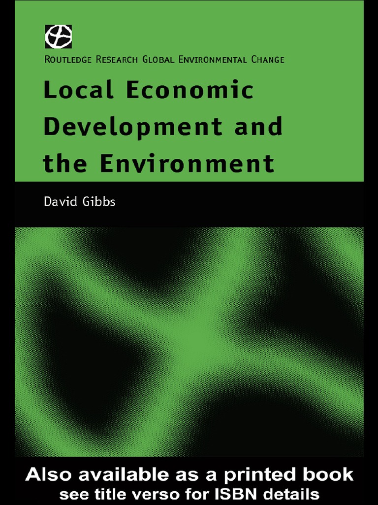 Local Economic Development | PDF | Sustainability | Sustainable Development