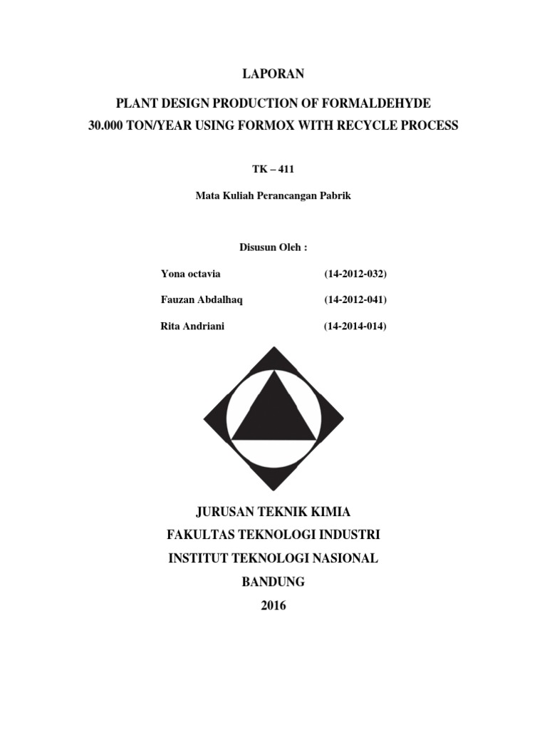 Final Report PT FYR Chemical TBK | PDF