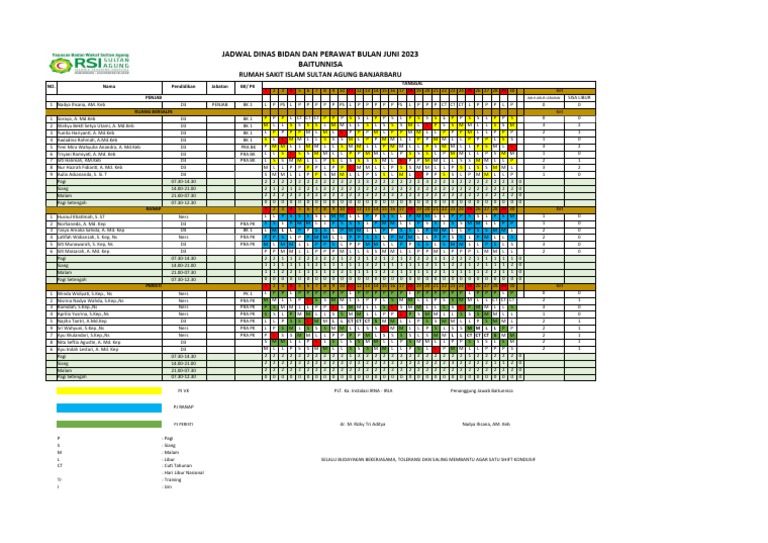 Jadwal Juni Baitunnisa Revisi | PDF