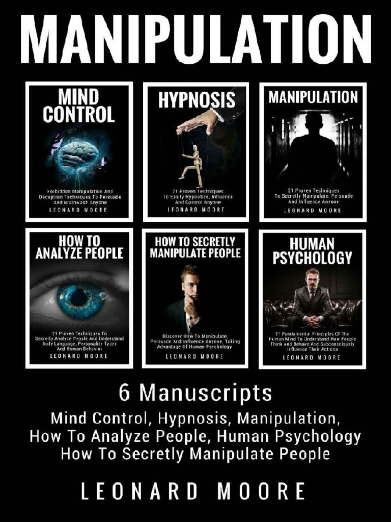Manipulation 6 Manuscripts Mind Control, Hypnosis, Manipulation, How To ...