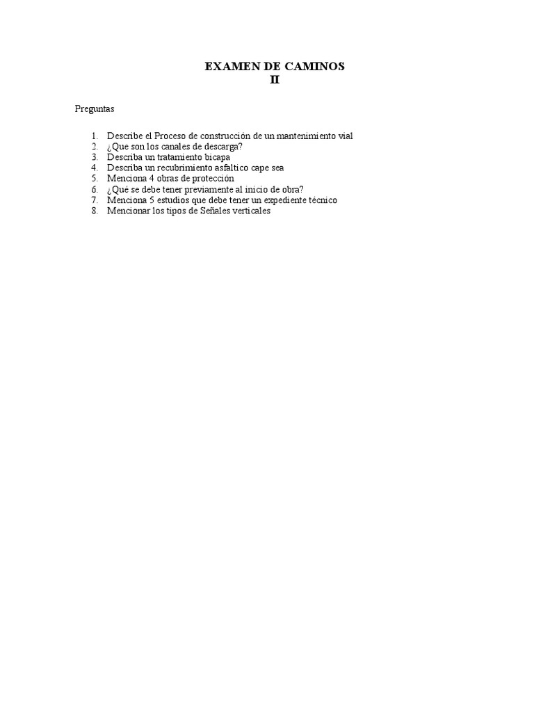 Examen de C2 - S8 | PDF