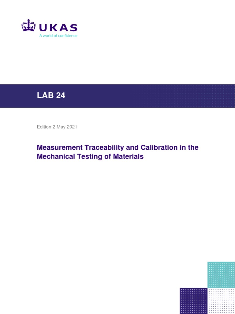 UKAS LAB 24 Meas Traceability Calib Testing | PDF | Calibration ...