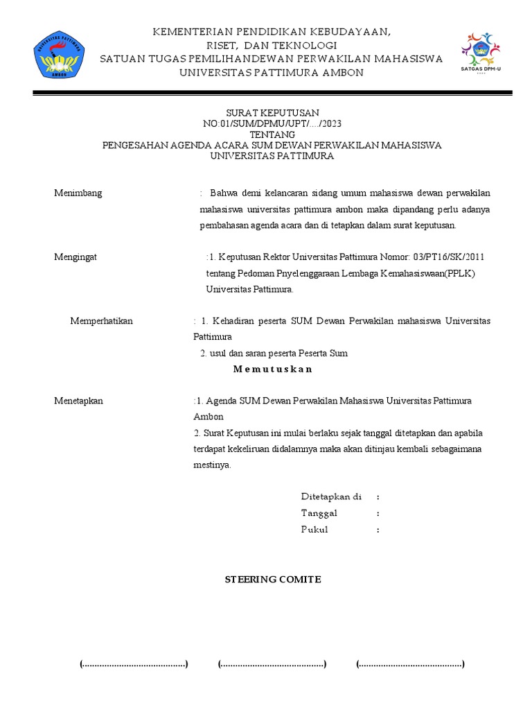 KONSIDERAN Sum Dpmu | PDF