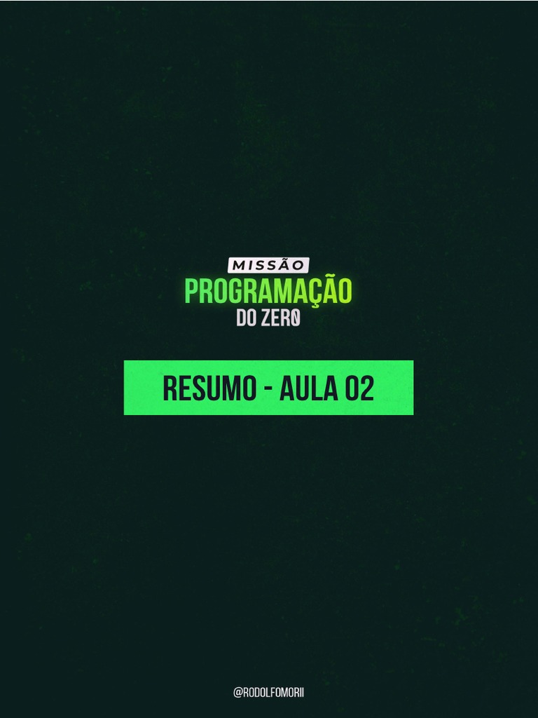 Resumo Aula2 MPD0 | Download grátis PDF | Script Java | Rede mundial de ... Resumo Aula2 MPD0 | Download grátis PDF | Script Java | Rede mundial de ...
