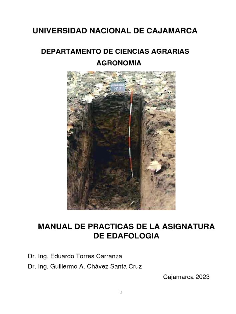 Manual de Practicas de Edafologia ING. CHAVEZ.. | PDF | Roca (geología ...