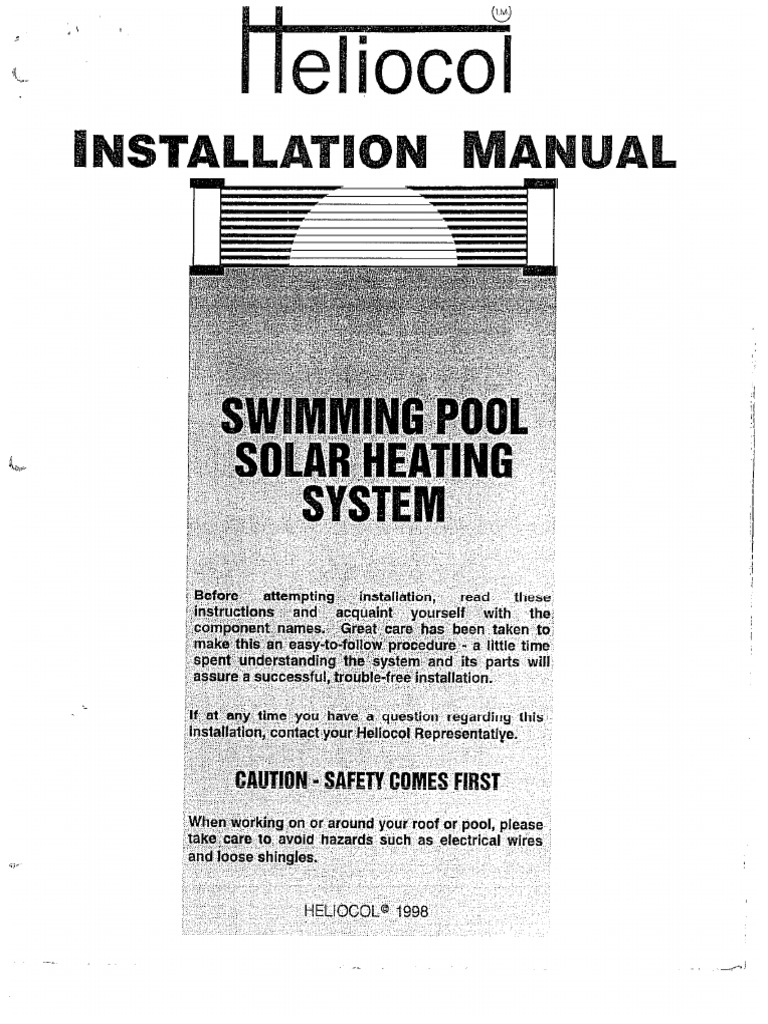 Manual Heliocol | PDF