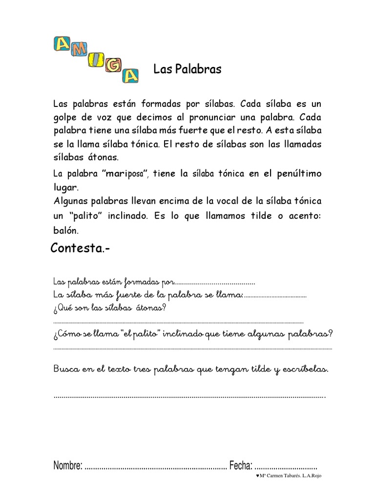 Comprension Lectora | PDF | Sílaba | Lingüística